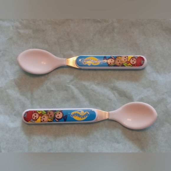 Telebrands | Accessories | Vintage Teletubbies Spoon Lot Of 2 Breakfast ...